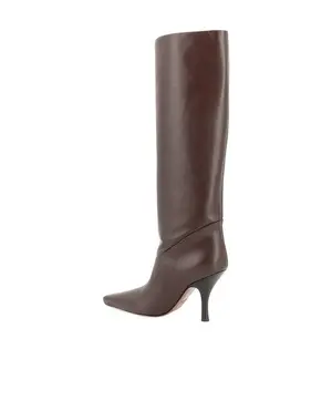 Paris Texas Pointed-toe Knee-high Boots