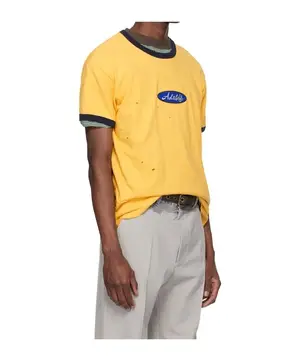 Andersson Bell Logo Patch Crew Neck T-shirt