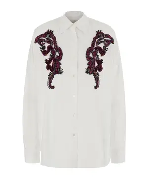 Dries Van Noten Long-sleeved Shirt - White