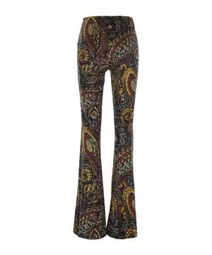 Etro Flared Casual Trousers - Multi-color