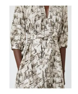 Max Mara Printed Silk Dress