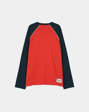 Andersson Bell Color-blocked Raglan Long-sleeved T-shirt