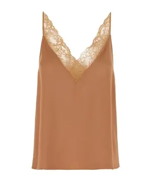 FORTE_FORTE Lace-trim Camisole