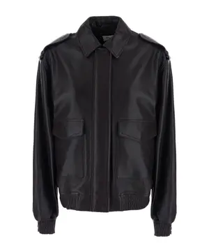 ARMA Long-sleeve Leather Jacket - Brown