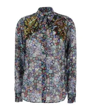 Dries Van Noten Long-sleeved Shirt - Multi-color