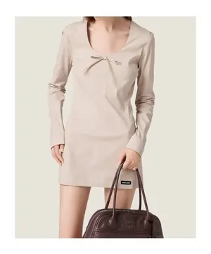 Miu Miu Long-sleeved Dress