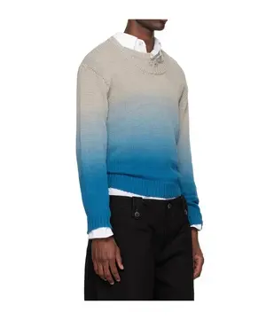 Andersson Bell Gradient Henley Collar Sweater