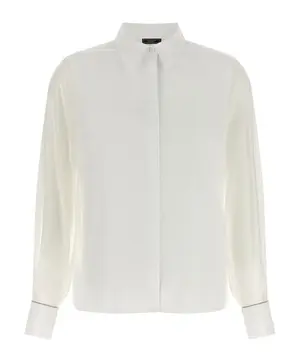 Peserico Long-sleeved Shirt - White