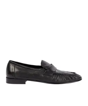 THE ROW Round-toe Loafers - Black