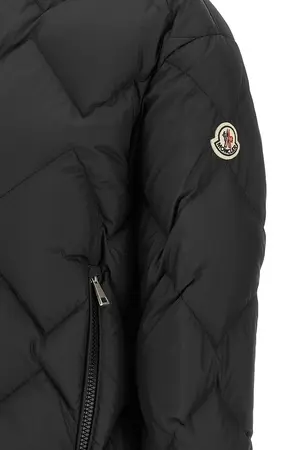 Moncler Arvouinne Hooded Quilted Down Jacket - Black