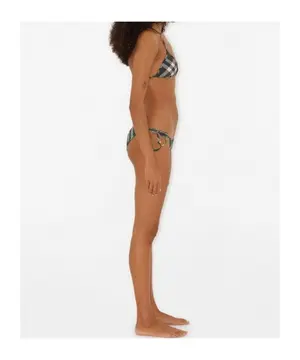 Burberry Checked Halterneck Bikini Top