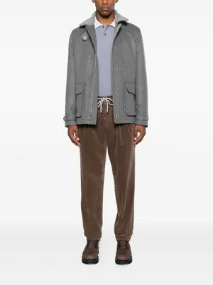Brunello Cucinelli Long-sleeve Cotton Polo Shirt