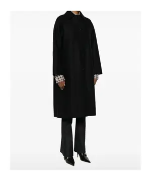 Harris Wharf London Balmacaan Raglan-sleeve Button Coat