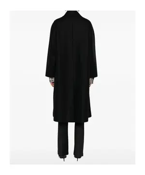 Harris Wharf London Balmacaan Raglan-sleeve Button Coat