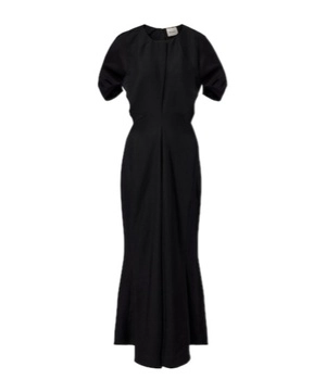 Khaite Ria Maxi Dress - Black