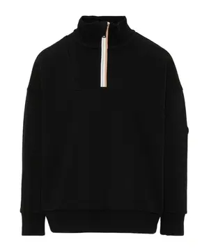 Hugo Boss Half Zip High Neck Sweatshirt