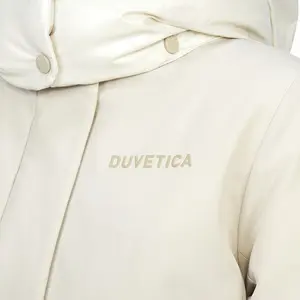 Duvetica Long-sleeved Hooded Down Jacket
