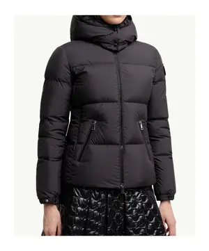 Moncler Fourmines Hooded Short Down Jacket - Black