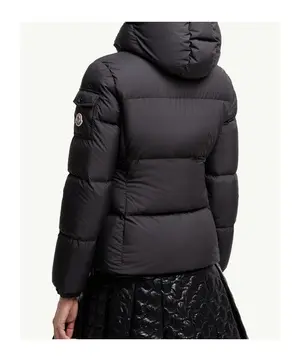 Moncler Fourmines Hooded Short Down Jacket - Black