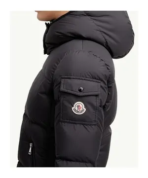 Moncler Fourmines Hooded Short Down Jacket - Black