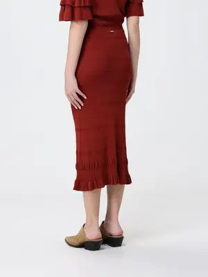 TWINSET Ruffled Knitted Skirt