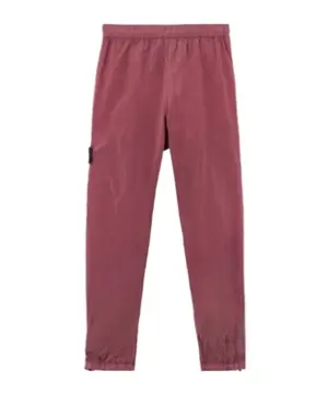 Stone Island Logo Patch Track Pants - Geranium