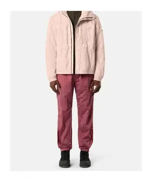 Stone Island Logo Patch Track Pants - Geranium