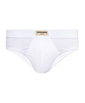 Dsquared2 Elastic Waist Underwear - White