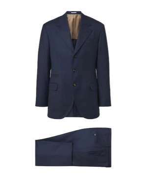 Brunello Cucinelli Virgin Wool Suit - Blue