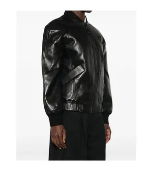 THE FRANKIE SHOP Long Sleeve Zip Up Casual Jacket - Black