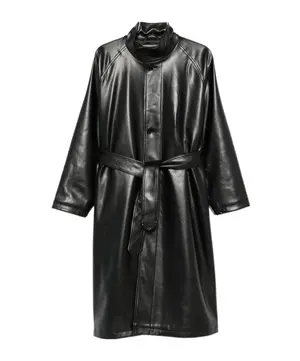 THE FRANKIE SHOP Long-sleeved Coat - Black