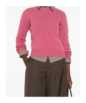 ARAGONA Ribbed-knit Crew-neck Sweater