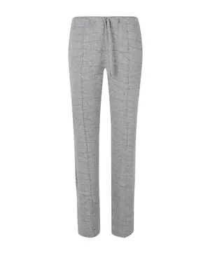 TOM FORD Jacquard Drawstring Trousers With Plaid Pattern