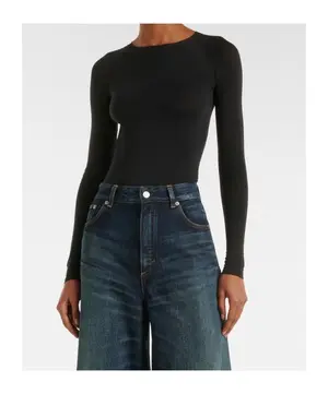 Alaïa Long-sleeved Knitted Bodysuit