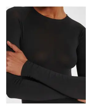 Alaïa Long-sleeved Knitted Bodysuit