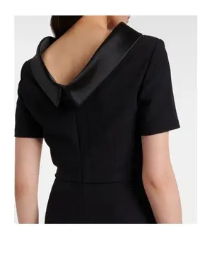 Roland Mouret Crepe Midi Dress
