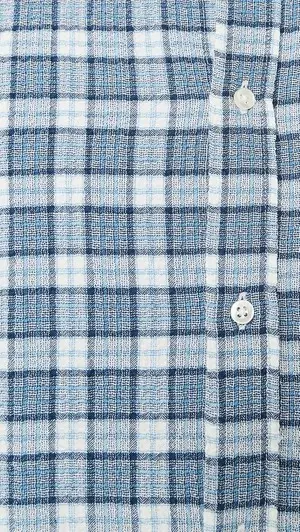 Officine Générale Arsene Waffled Button Down Shirt