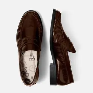 DUKE + DEXTER Ezra Ruched Loafer