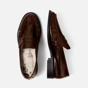 DUKE + DEXTER Ezra Ruched Loafer