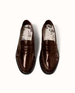 DUKE + DEXTER Ezra Ruched Loafer