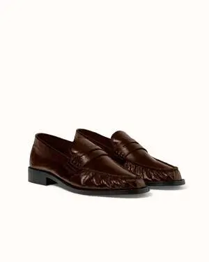 DUKE + DEXTER Ezra Ruched Loafer