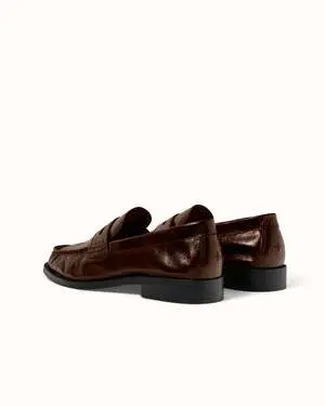 DUKE + DEXTER Ezra Ruched Loafer