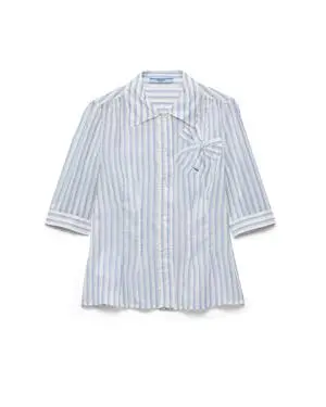 Prada Striped Shirt - Light Blue