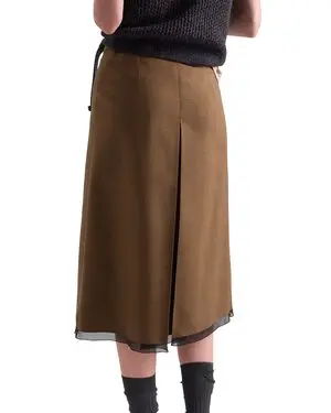 Prada Wool Midi-skirt