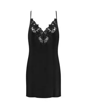 Bluebella Alara Luxury Satin Short Chemise - Black