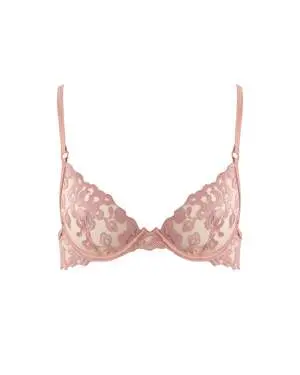 Bluebella Rosina Sheer Embroidered Bra Dusty Rose - Pink