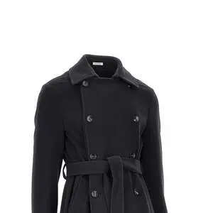 BRERAS Wool Cloth Coat With Belt