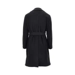 BRERAS Wool Cloth Coat With Belt