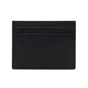 Saint Laurent Grain De Poudre Leather Cardholder