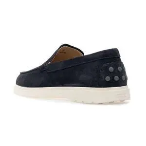 TOD'S Suede Leather Hybrid Loafers